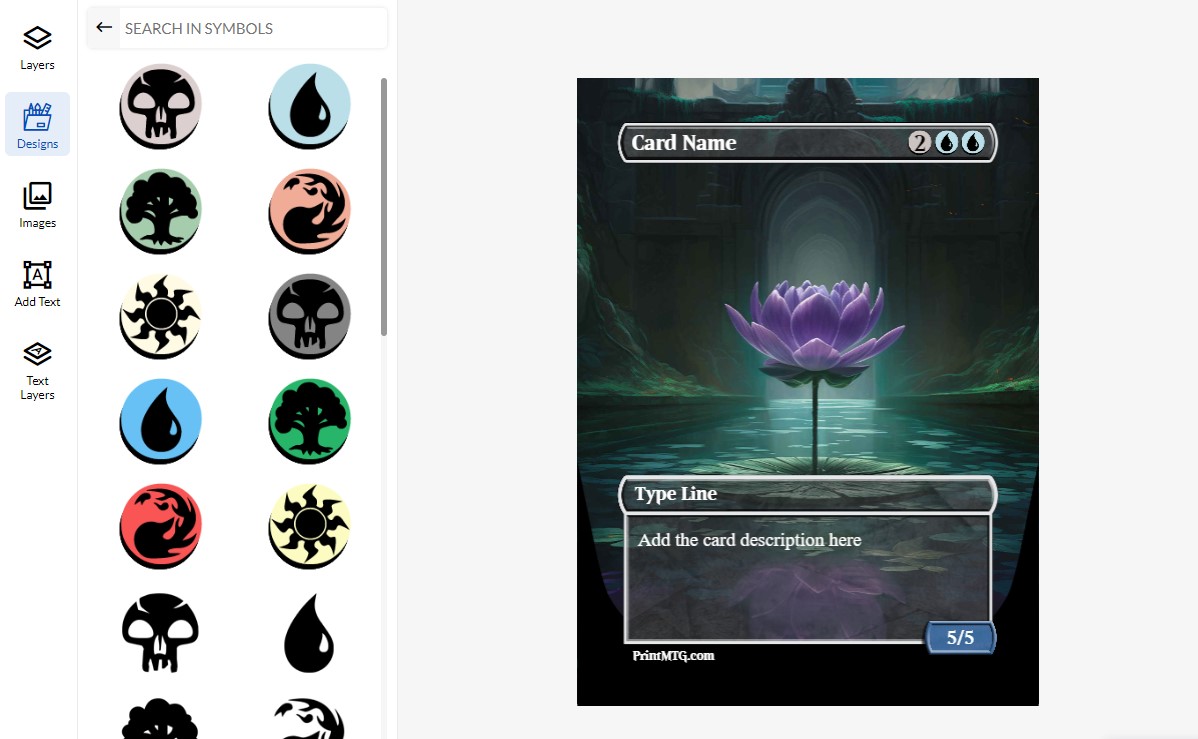 Full Art Style | Design an MTG Card - Print MTG